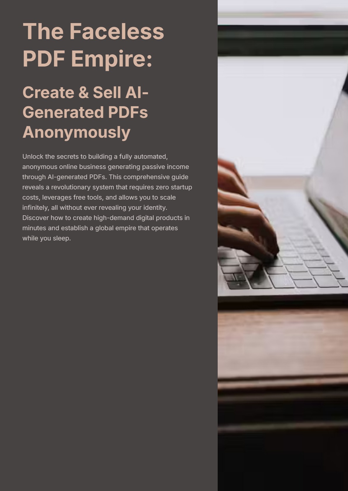 Faceless AI PDF Business | Sell Digital Products on Hotmart & Etsy with ...