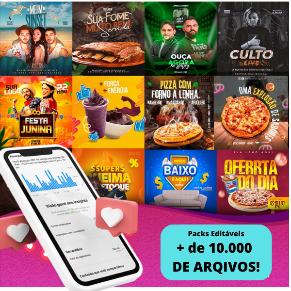 Packs Templates Editáveis