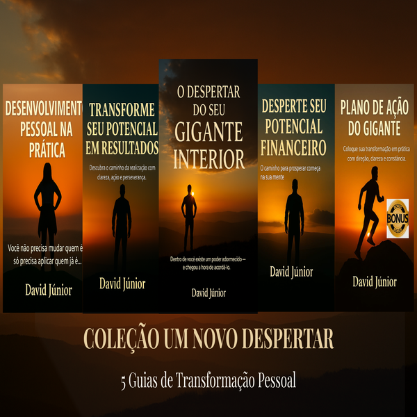 Combo Completo - Um Novo Despertar: 5 eBooks + Bônus Exclusivos - D...