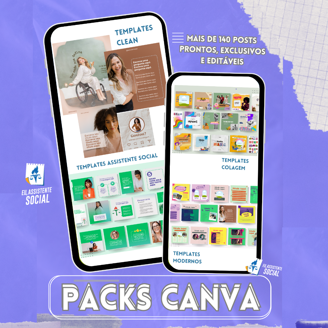 PACKS CANVA - Eu Assistente Social | Hotmart