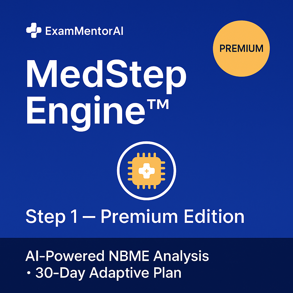 MedStep Engine™ – Step 1 Premium Edition (Monthly)