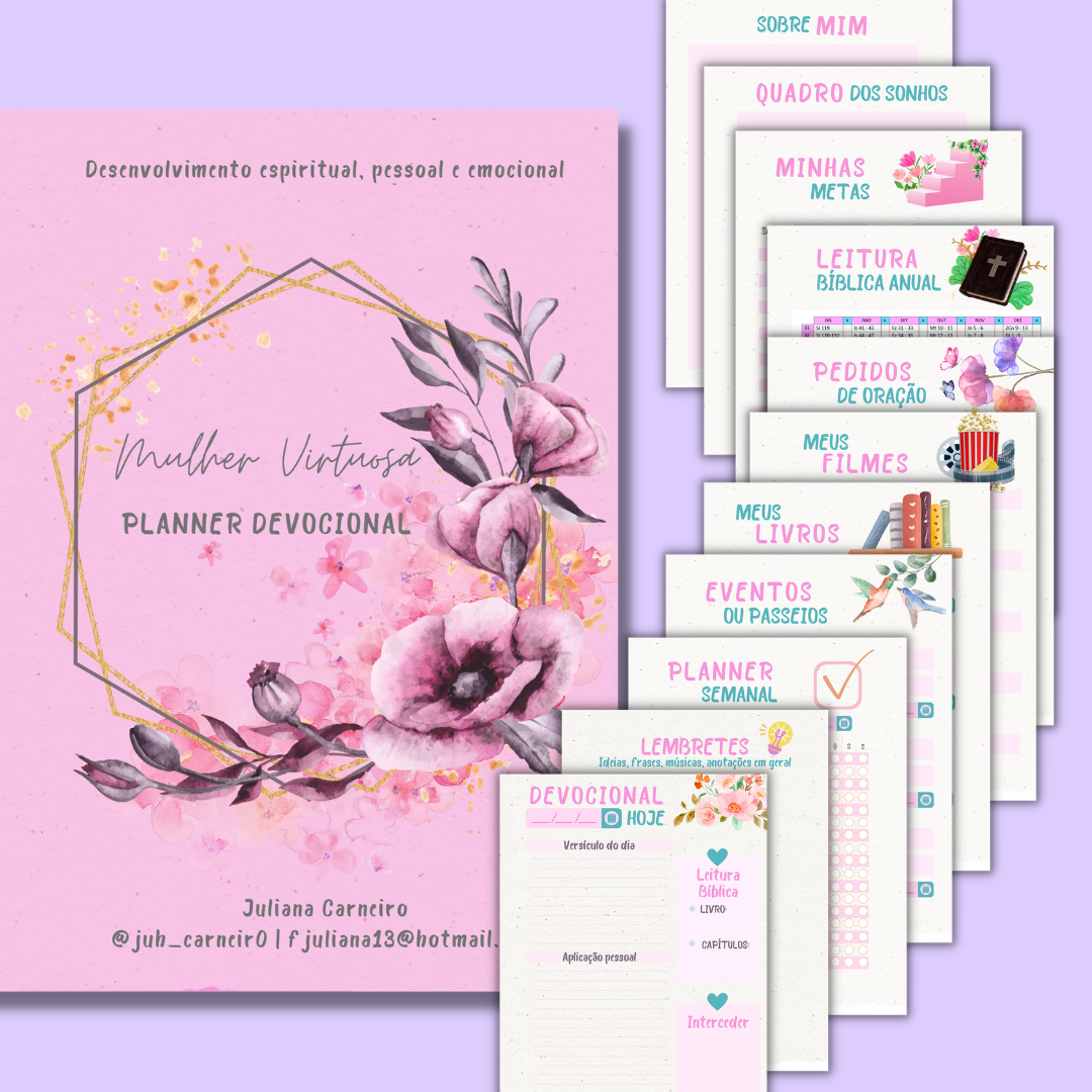 Planner Devocional Mulher Virtuosa PDF - Francisca Juliana Alves Ca...