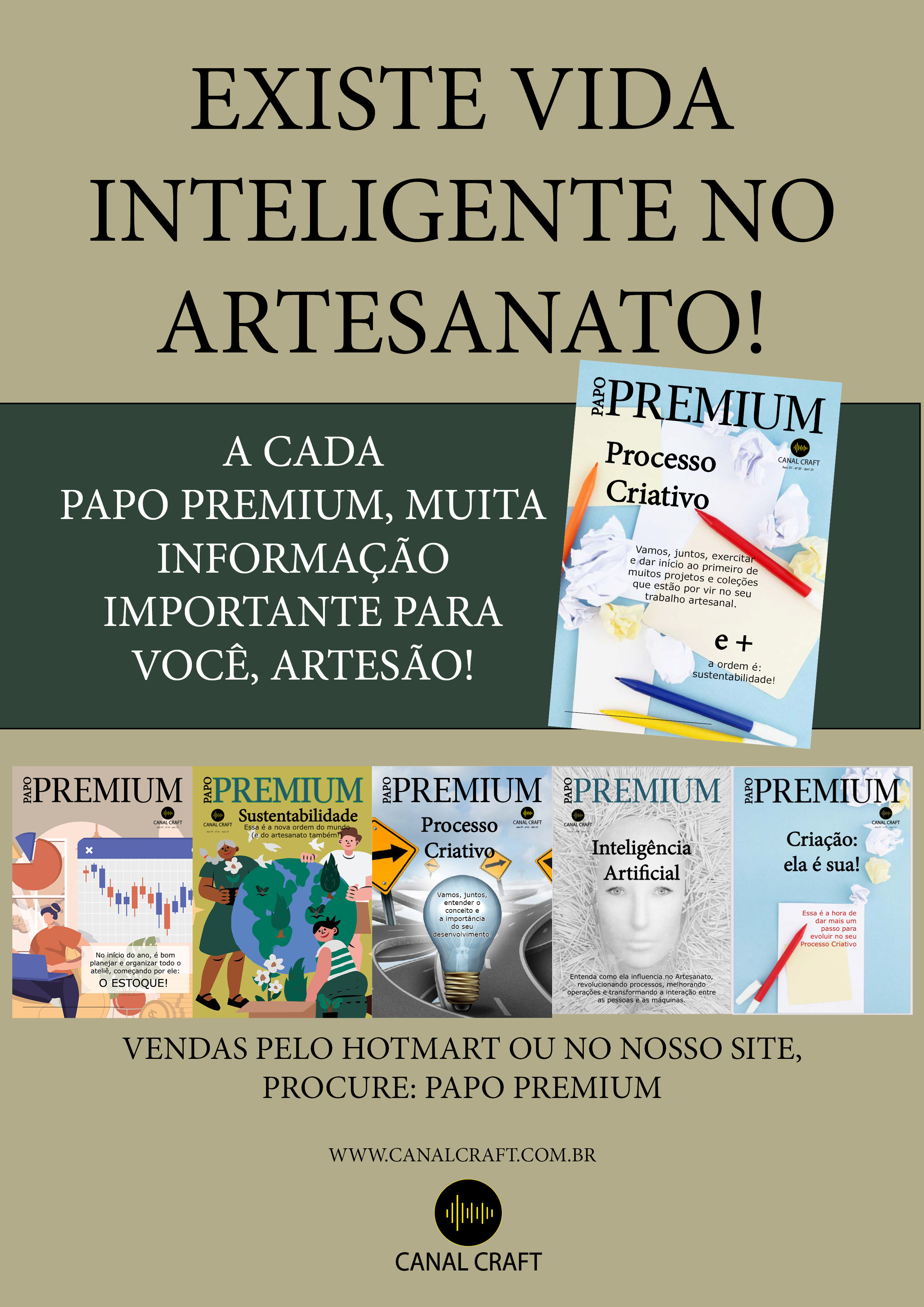 Papo Premium - Combo com seis e-books