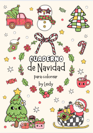 Navidad Mágica: Cuaderno de Colorear - Leidy Creative Lab | Hotmart