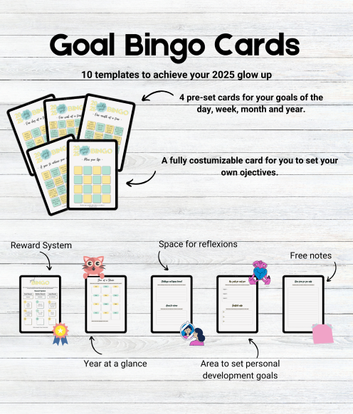 Goal Bingo Cards: Fun and Effective Planning for Your Best Year Yet...