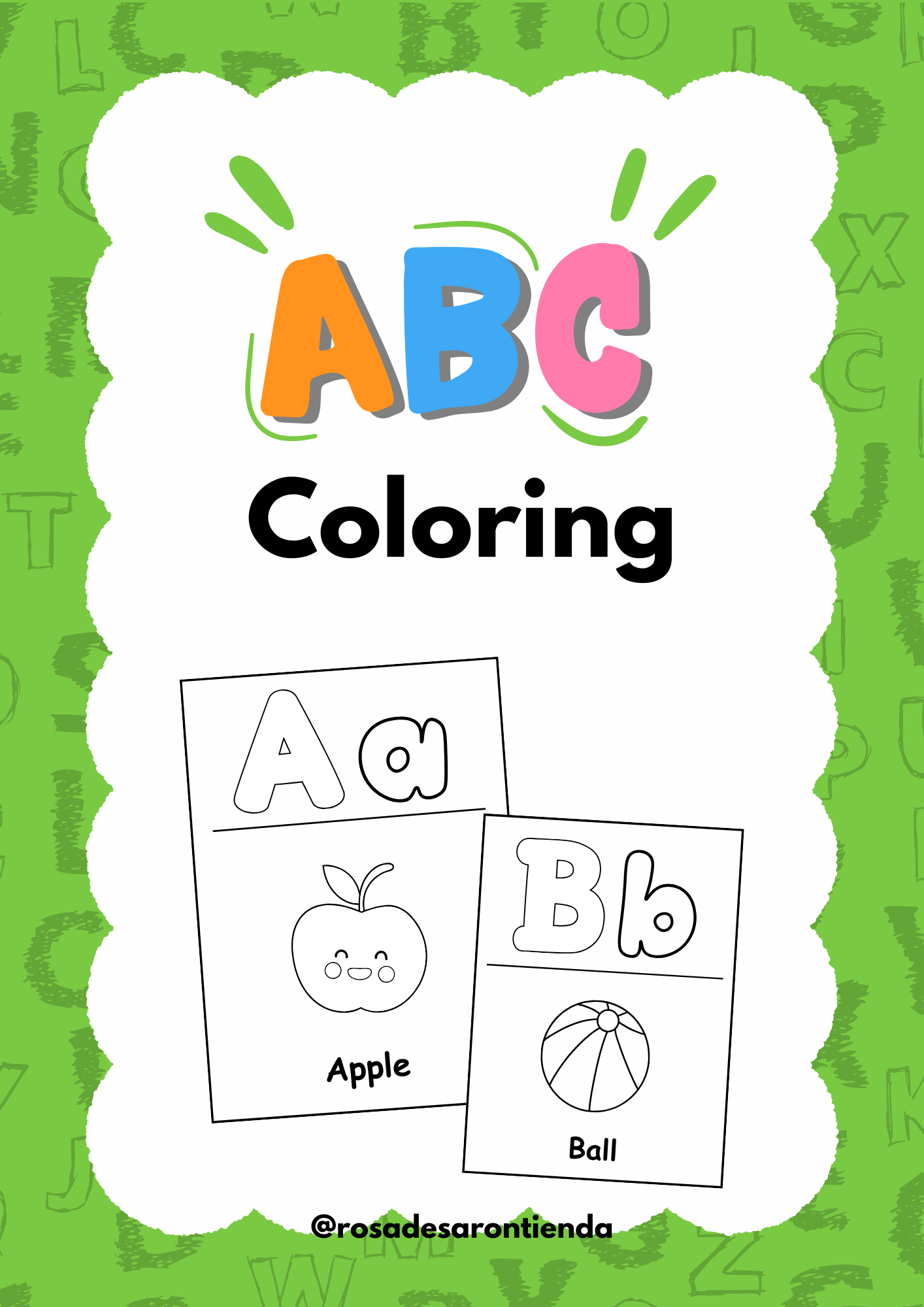 ABECEDARIO EN INGLES PARA COLOREAR - APRENDE DE FORMA FÁCIL Y DIVER...