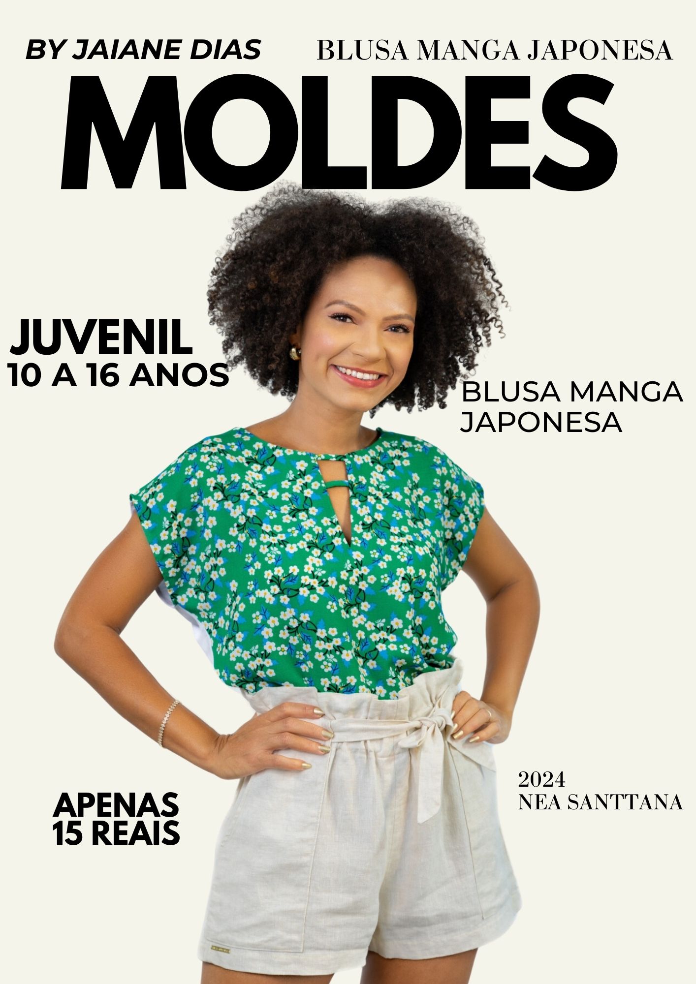 Molde Blusa Manga Japonesa JUVENIL 10 a 16 anos - Jaiane Dias | Hot...