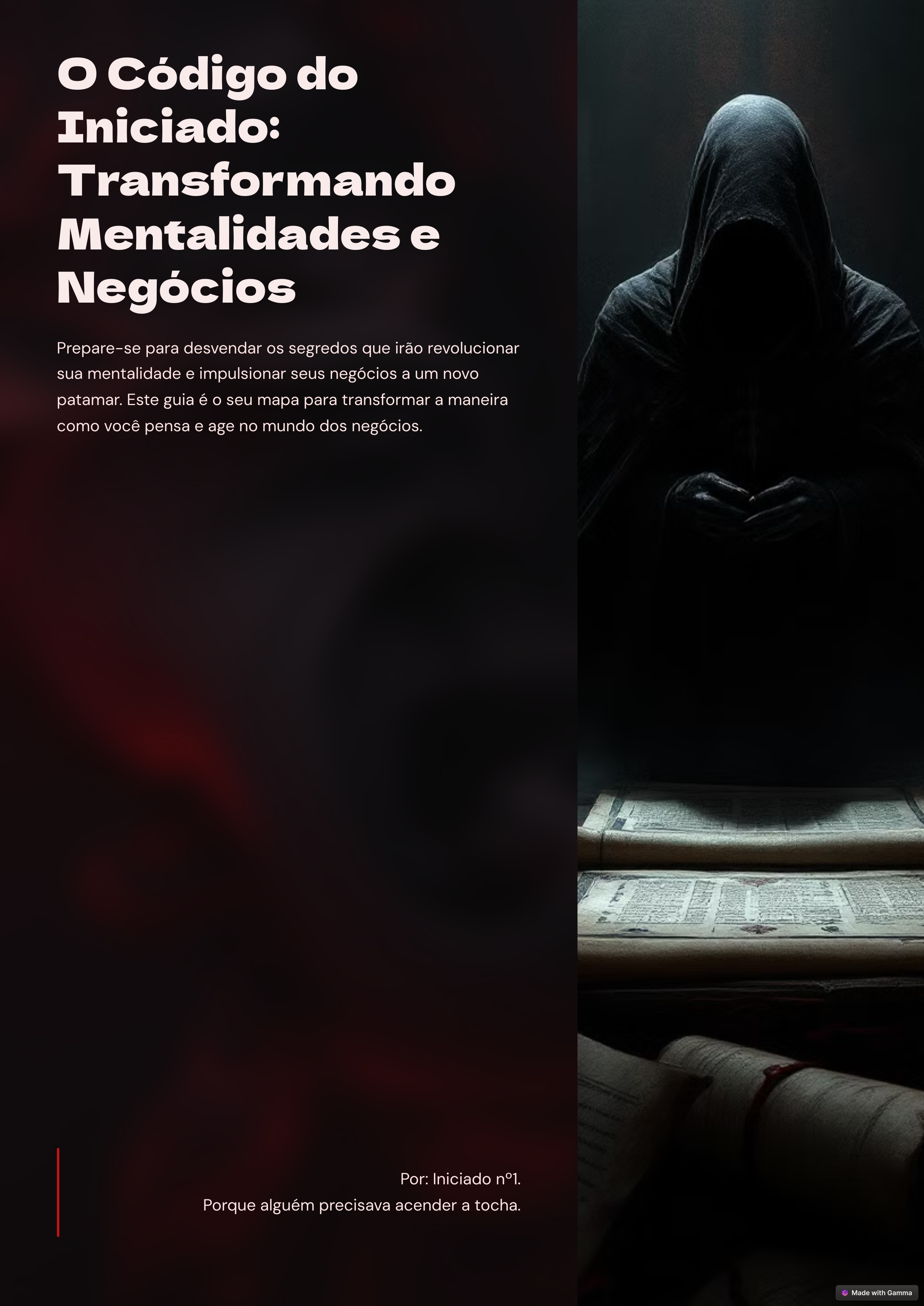 O Codigo do Iniciado: Transformando Mentalidades e Negocios