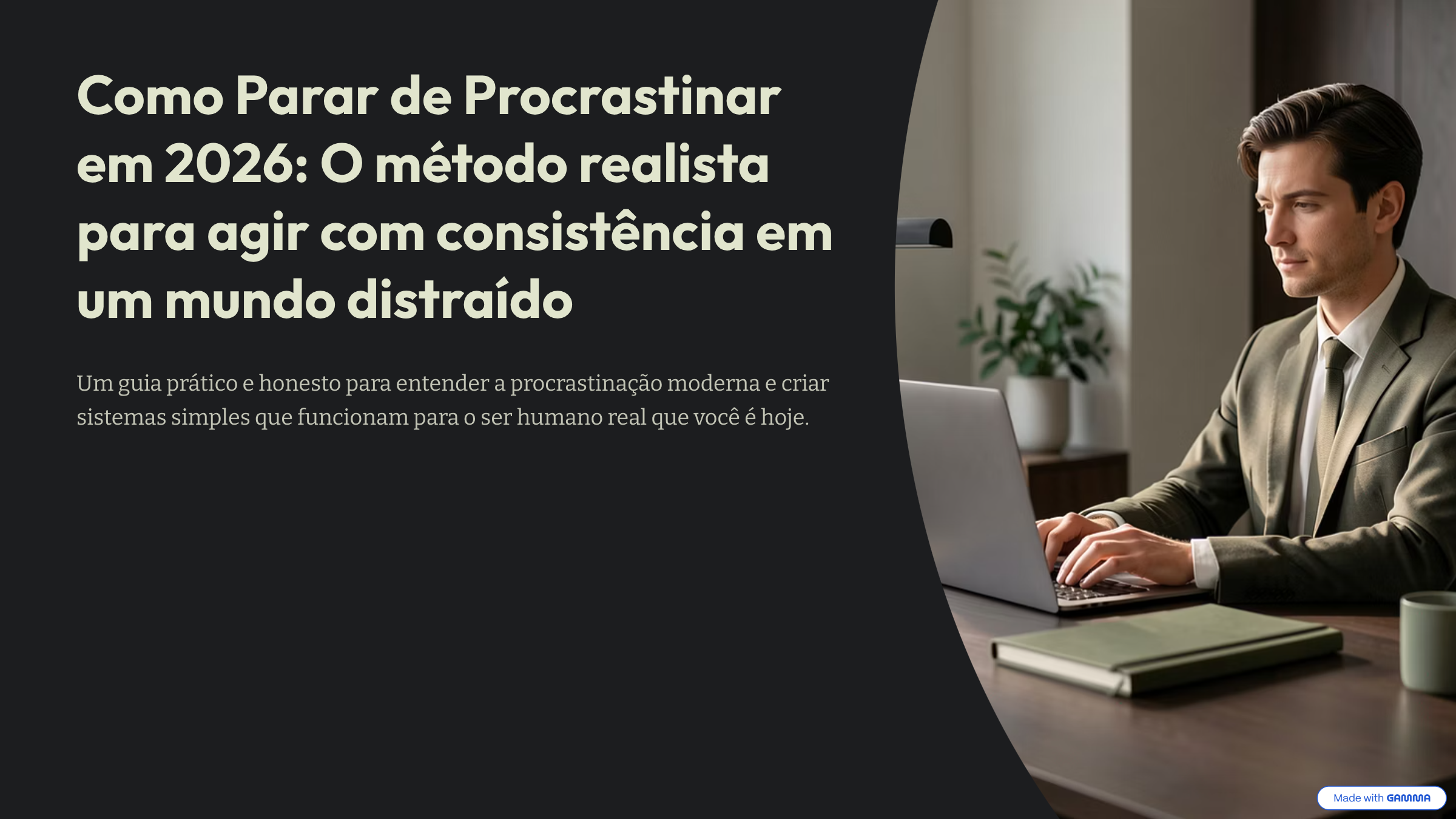 Como Parar de Procrastinar em 2026 - Itta - Ebbok's | Hotmart