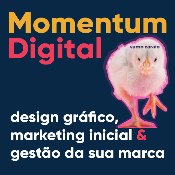 Momentum Digital: Design gráfico, Marketing inicial e gestão da sua Marca