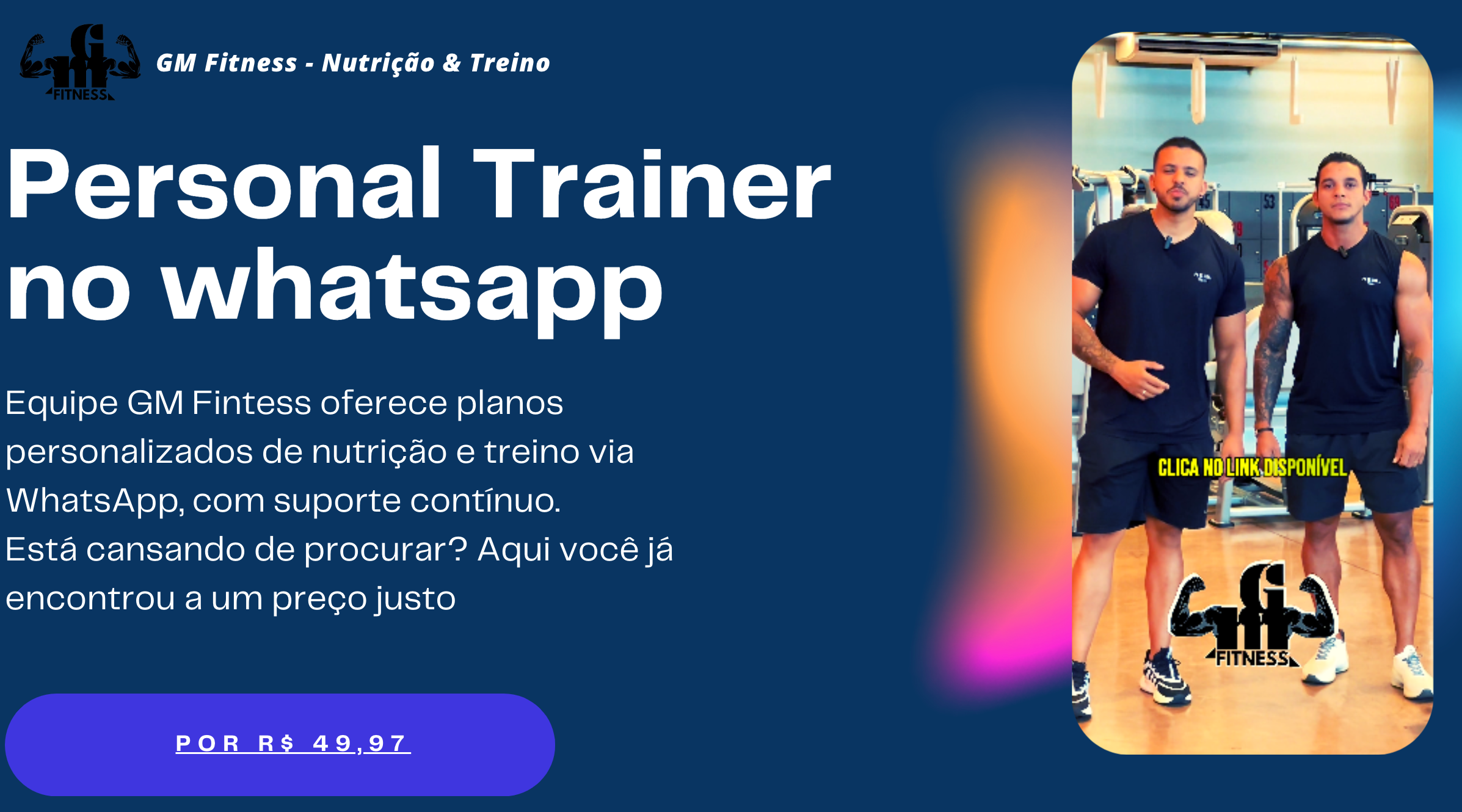 Emagreça com a Equipe GM Fitness tenha consultoria direta no seu ...