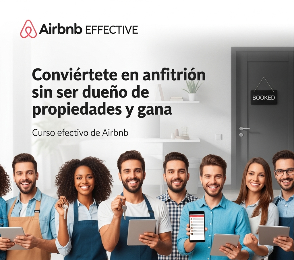 Curso efectivo de Airbnb, conviértete en anfitrión sin ser dueño de ...
