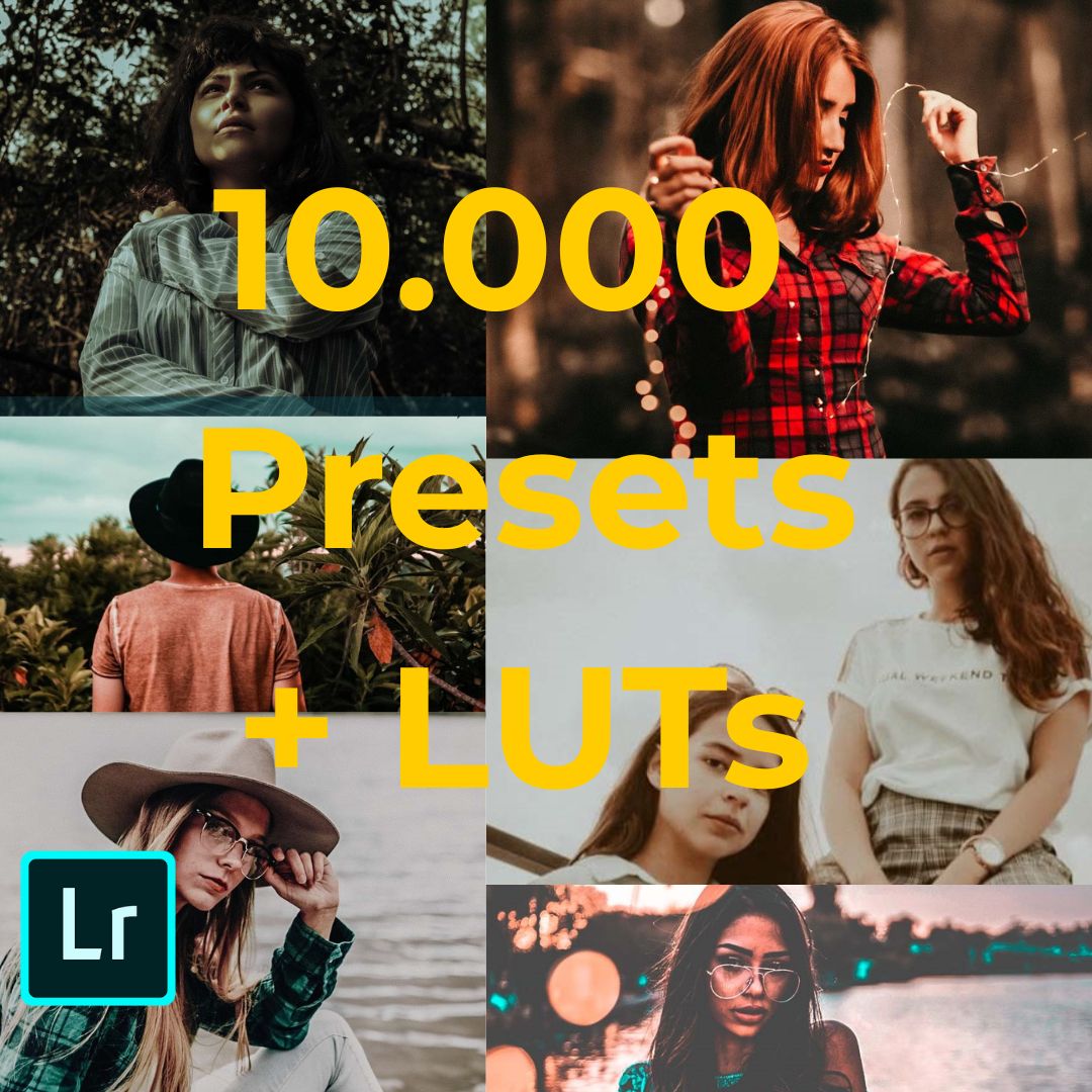 Mega Pack 10.000 Presets para Lightroom + LUTs Profesionales - Jos...