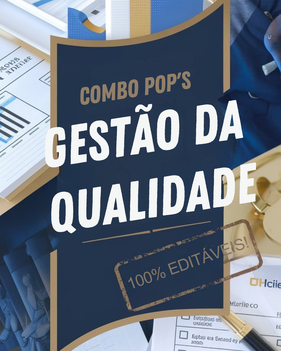 Combo de POPs GQ - Gestão da Qualidade Premium + E-book