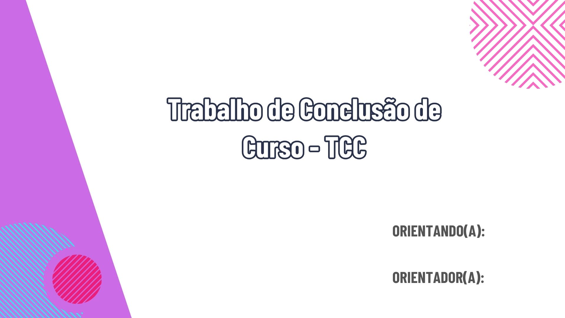 Pack - Slide para apresentação de TCC - Karolayne Rezende de Carval...