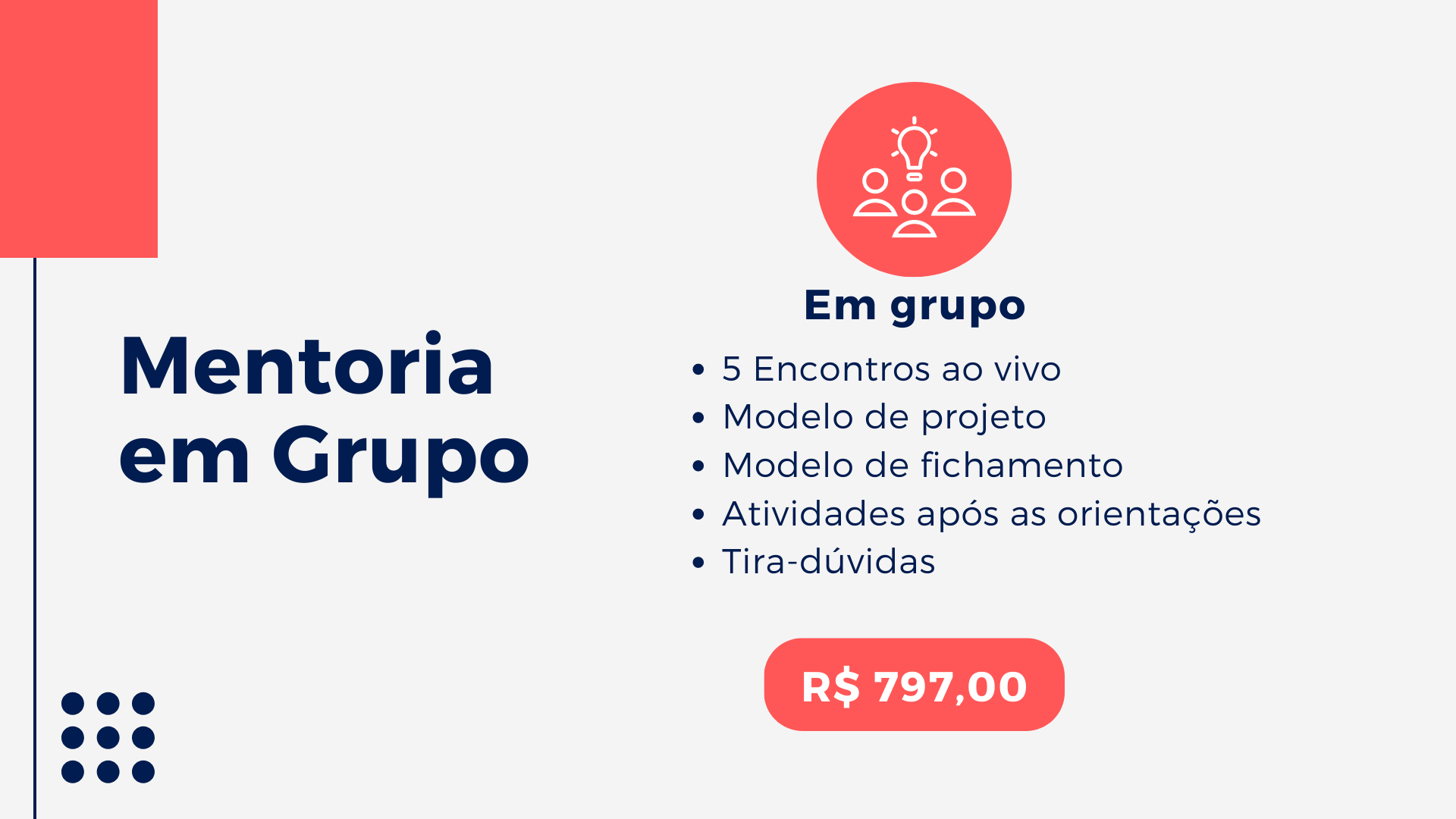 Mentoria em grupo: Escrita de Projetos