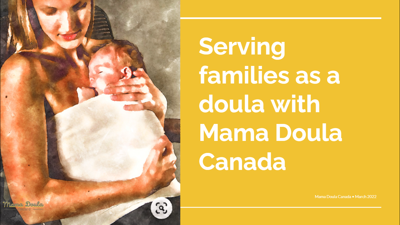 Mama Doula Canada - Onboard Training