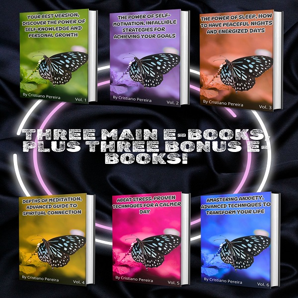 Three main e-books, plus three bonus e-books!