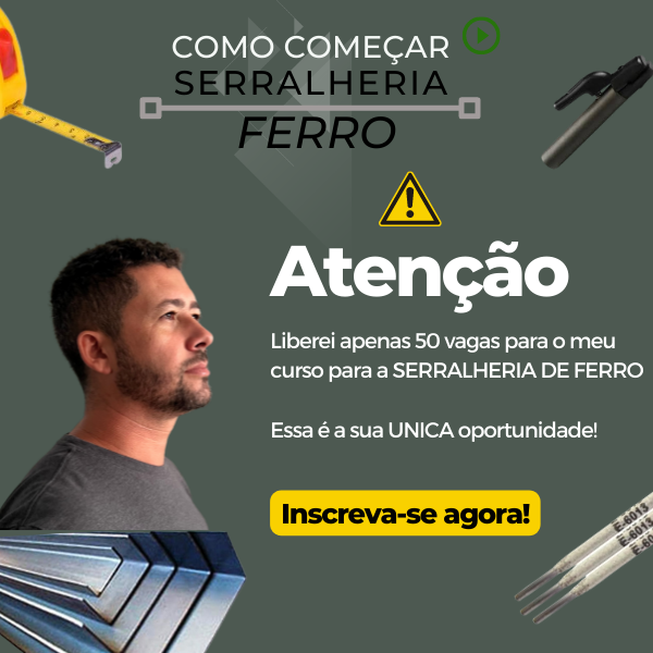 Como começar serralheria de ferro - PAULO ANDREOLE CAETANO DA ROSA ...