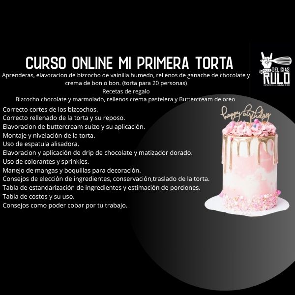 Masterclass Mi primera torta - Cesar Antonio Soto Olivos | Hotmart