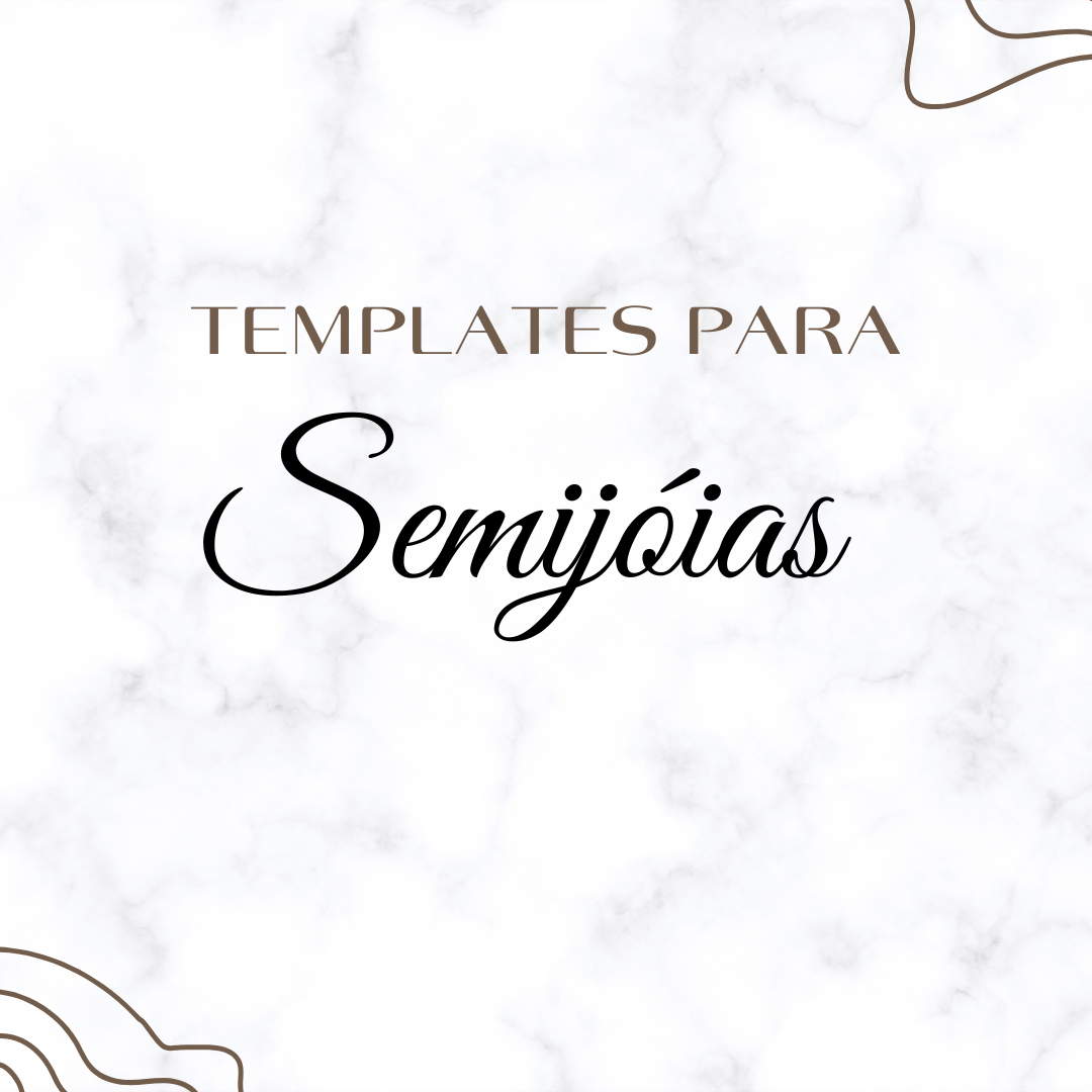 Pack de 10 templates para semijóias - Thavyne Alissa Silva Pereira ...