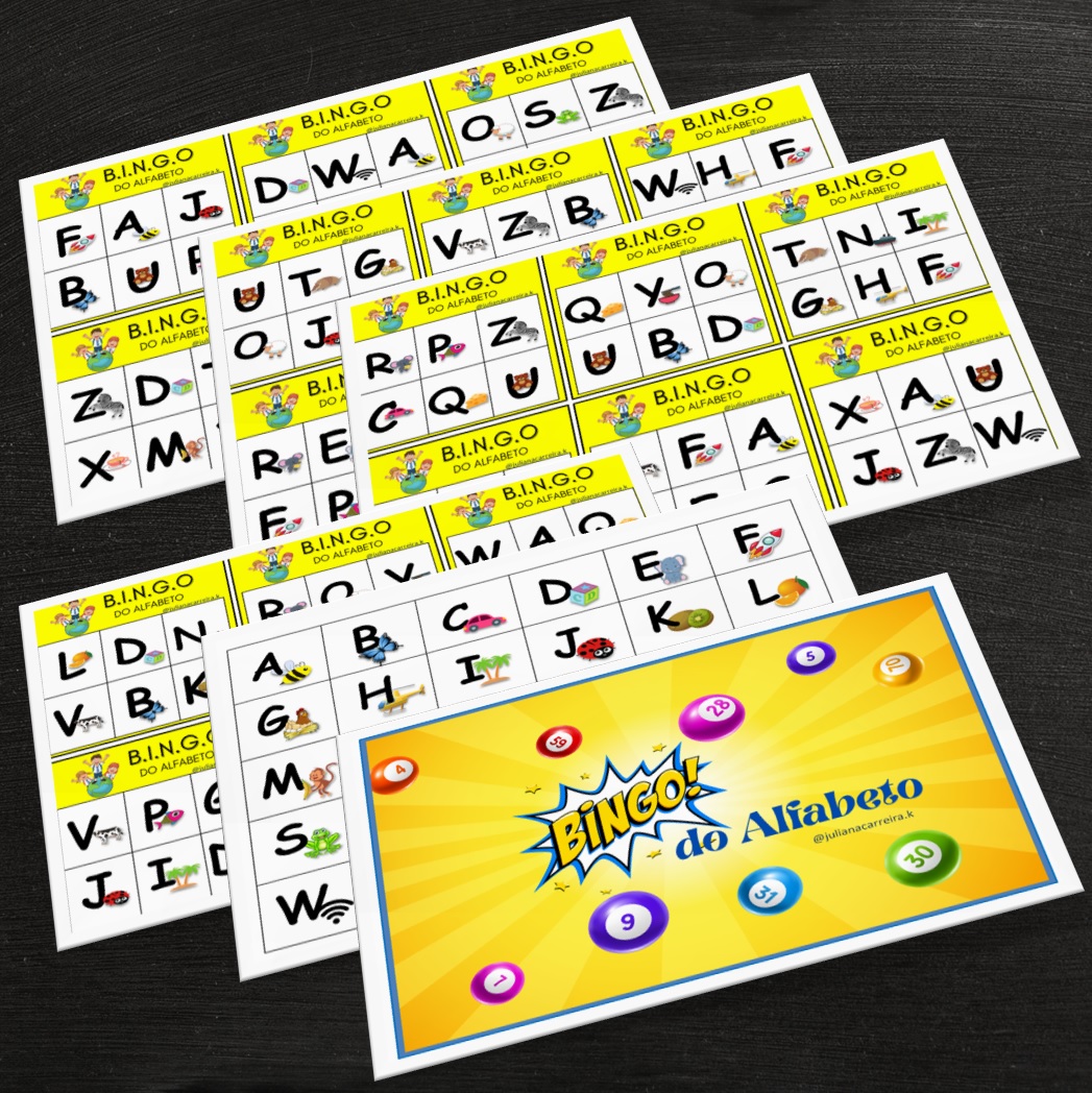 BINGO DO ALFABETO - Juliana Carreira | Hotmart