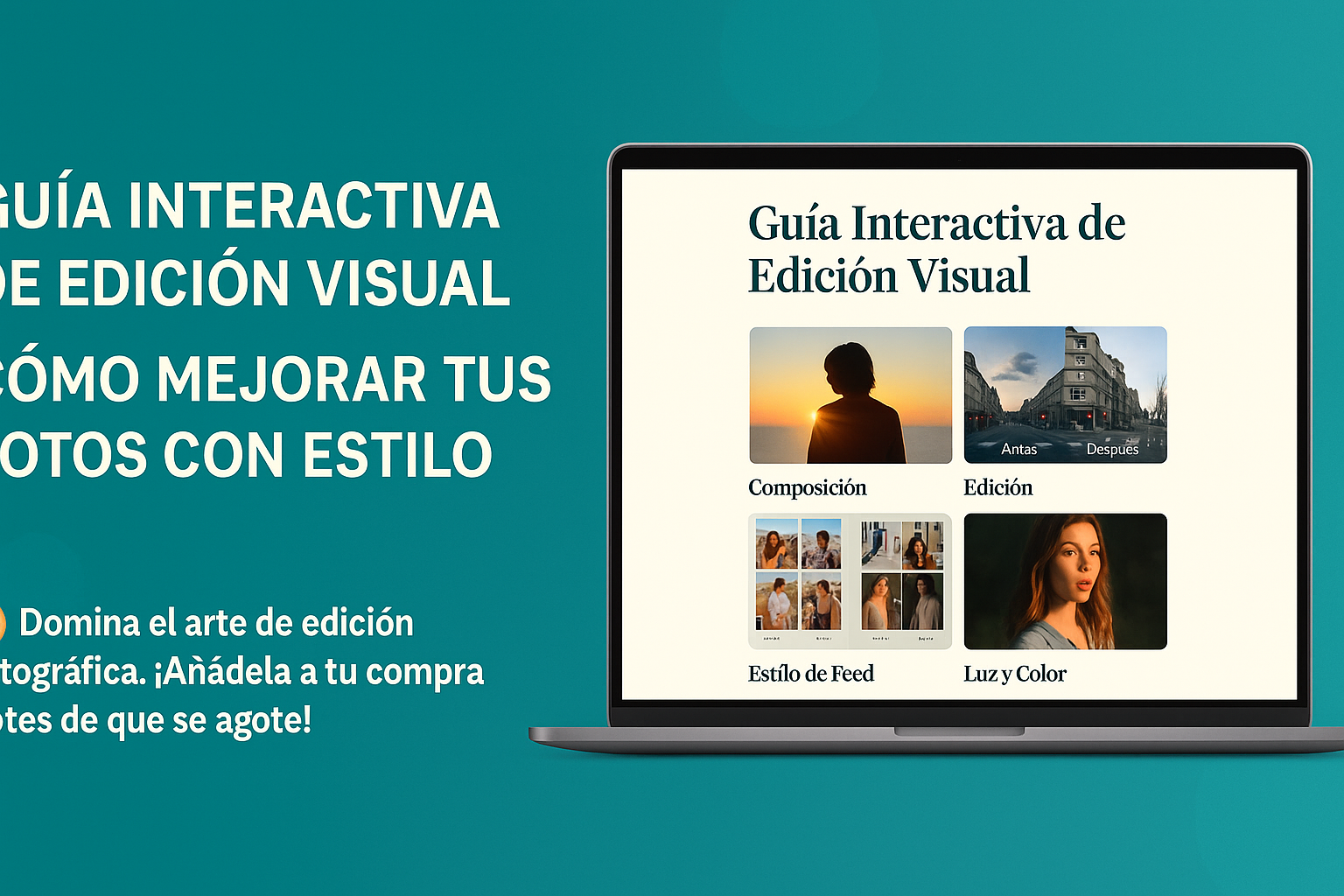 📖 Guía Interactiva de Edición Visual: Cómo Mejorar tus Fotos con E...