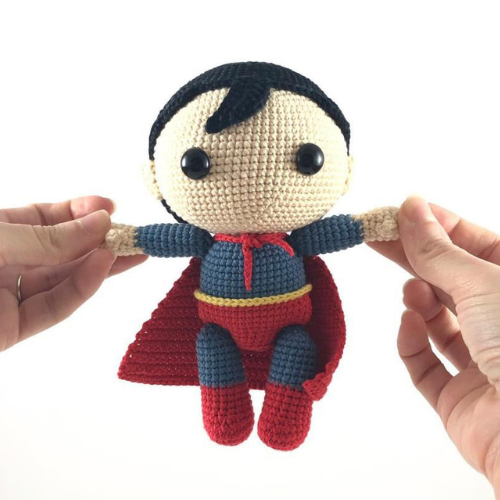 Patron Amigurumi Super Man - Jose David Rodríguez | Hotmart