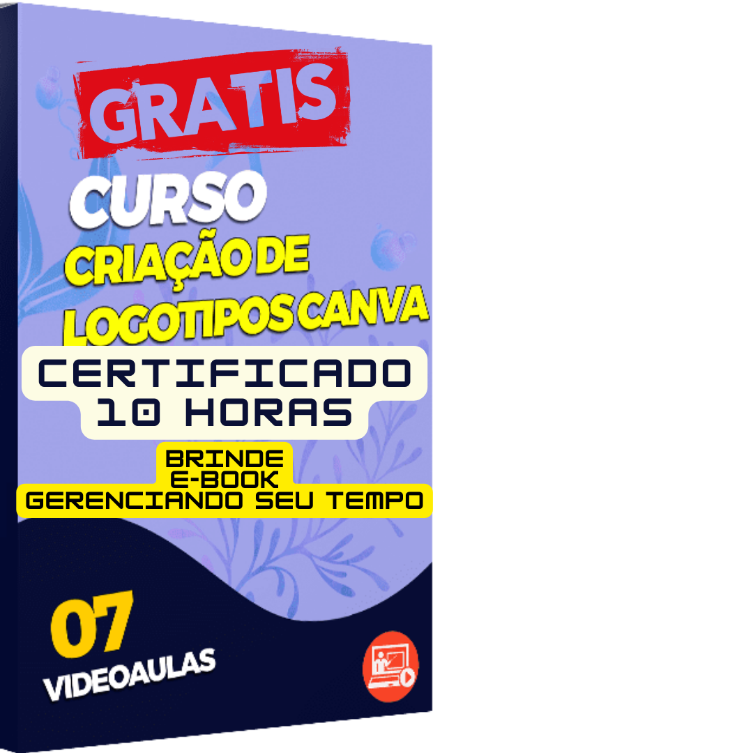 CURSO CRIAÇÃO DE LOGOTIPO/LOGOMARCA - CANVA - CERTIFICADO 10 - GRAT...