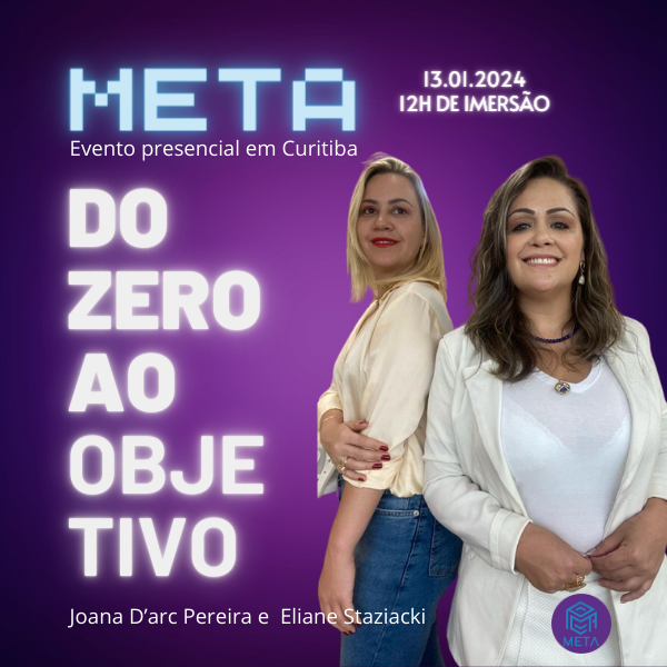 META - IMERSÃO PRESENCIAL - JOANA D ARC PEREIRA | Hotmart