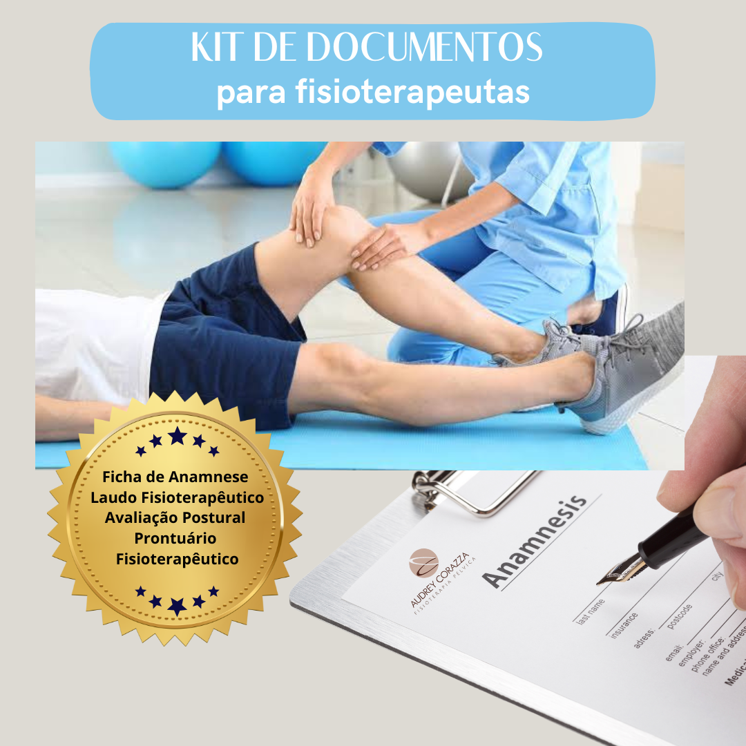 Kit de documentos editáveis para Fisioterapeutas - Audrey Corazza