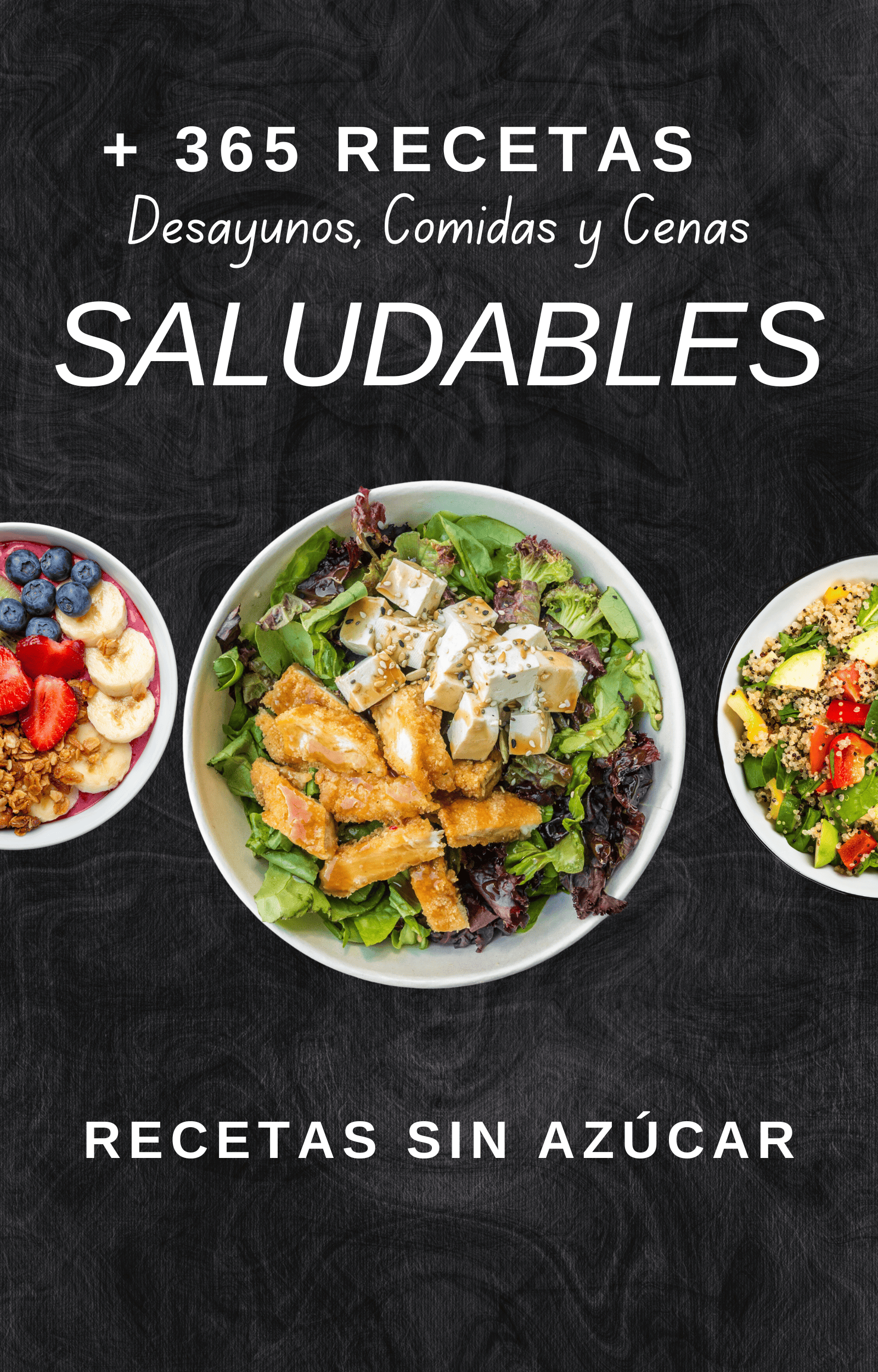 365 Recetas saludables Sin azúcar Para Diabéticos y no Diabéticos
