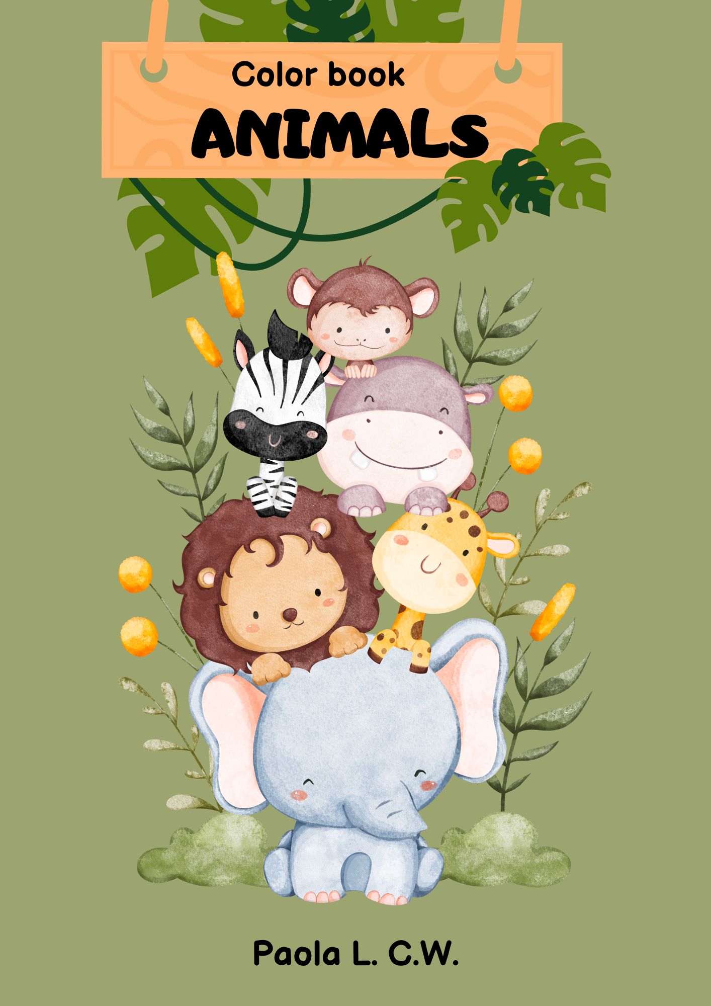 Animals color book - Paola L. Coronilla | Hotmart