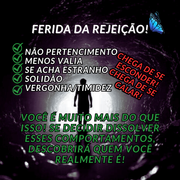 Ferida da Rejeição - METAMORFOSE! - Estrela Guia Ascensão - Priscil...