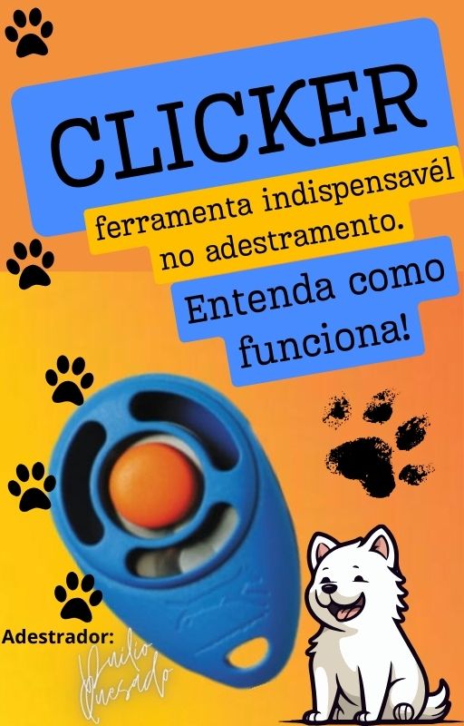 Clicker, ferramenta indispensável no adestramento.