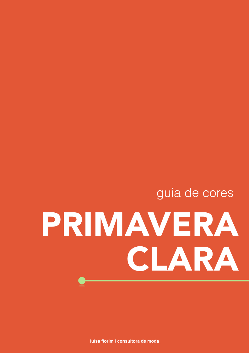 Guia de cores - Primavera Clara - Luísa Florim | Hotmart