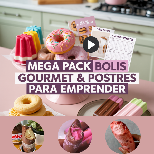 Mega pack Bolis Gourmet & Postres para Emprender - curso online | H...