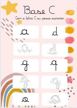 RECURSO PARA LETRA CURSIVA