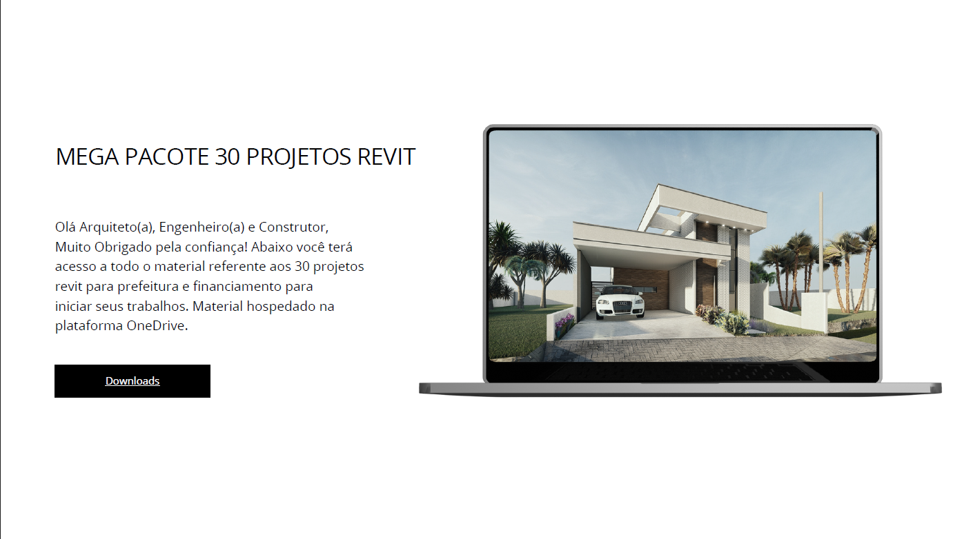 12 - MEGA PACOTE REVIT - PROJETOS PRONTOS PRA PREFEITURA E FINANCIA...
