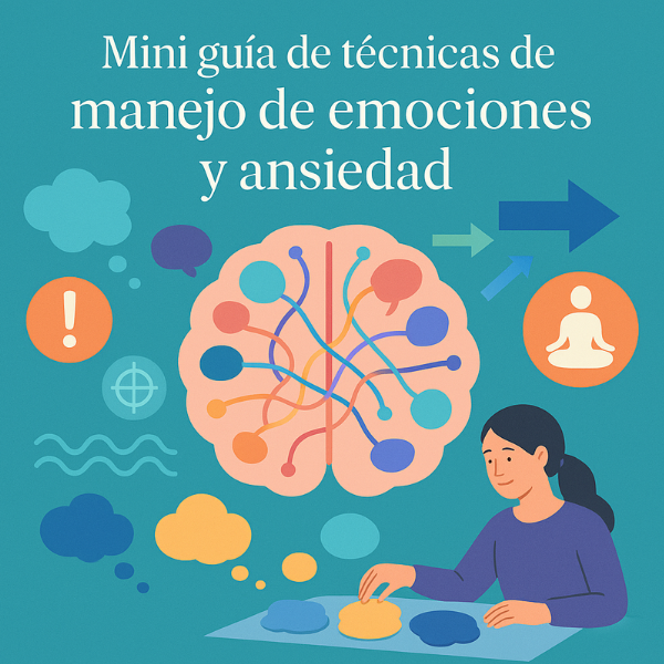 Mini guía de técnicas de manejo de emociones y ansiedad | Hotmart