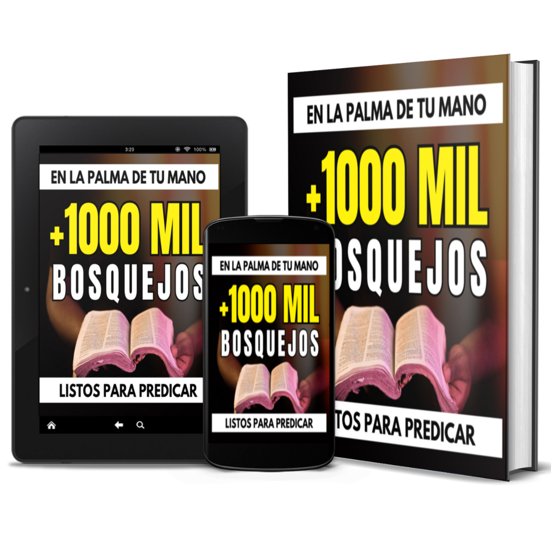 +1000 BOSQUEJOS LISTOS PARA PREDICAR - EducationHub | Hotmart