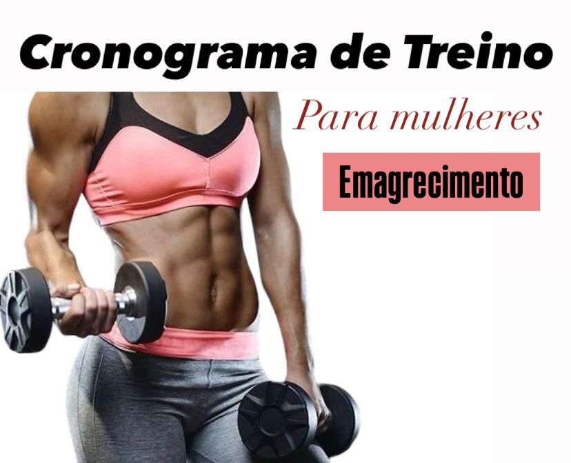 Planilha de Treino - Cronograma de Treino Feminino | Hotmart