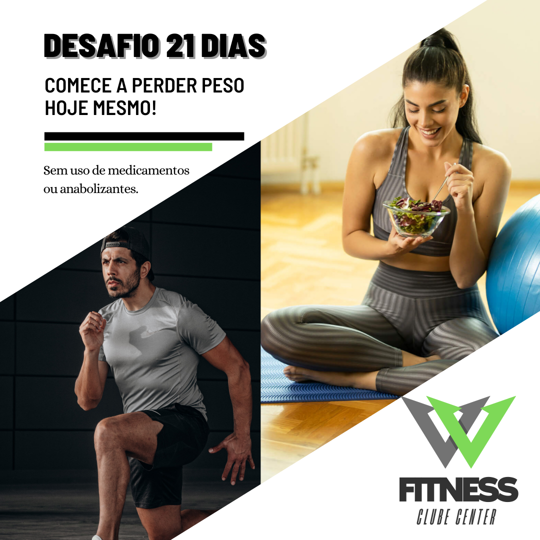 Desafio 21 dias - Fitness Clube Center | Hotmart