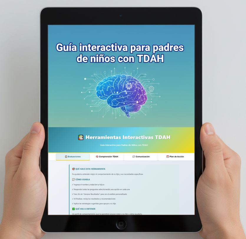 Guía interactiva para padres de niños con TDAH
