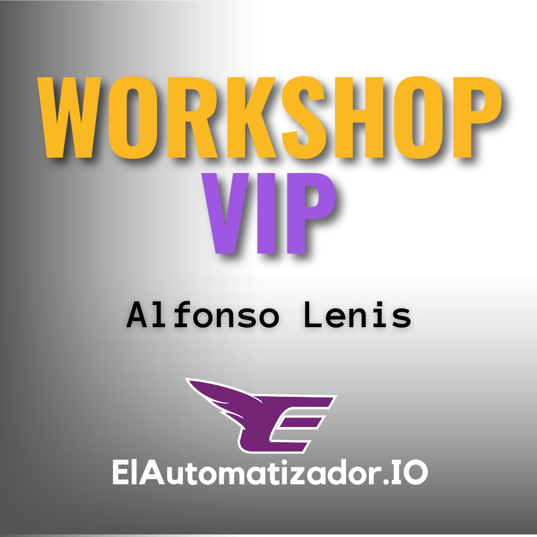 Workshop VIP - Alfonso Lenis | Hotmart