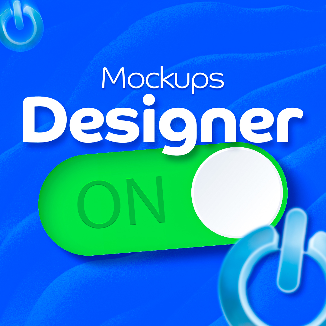 Mockups Designer On - Pack con más de 100 mockups.