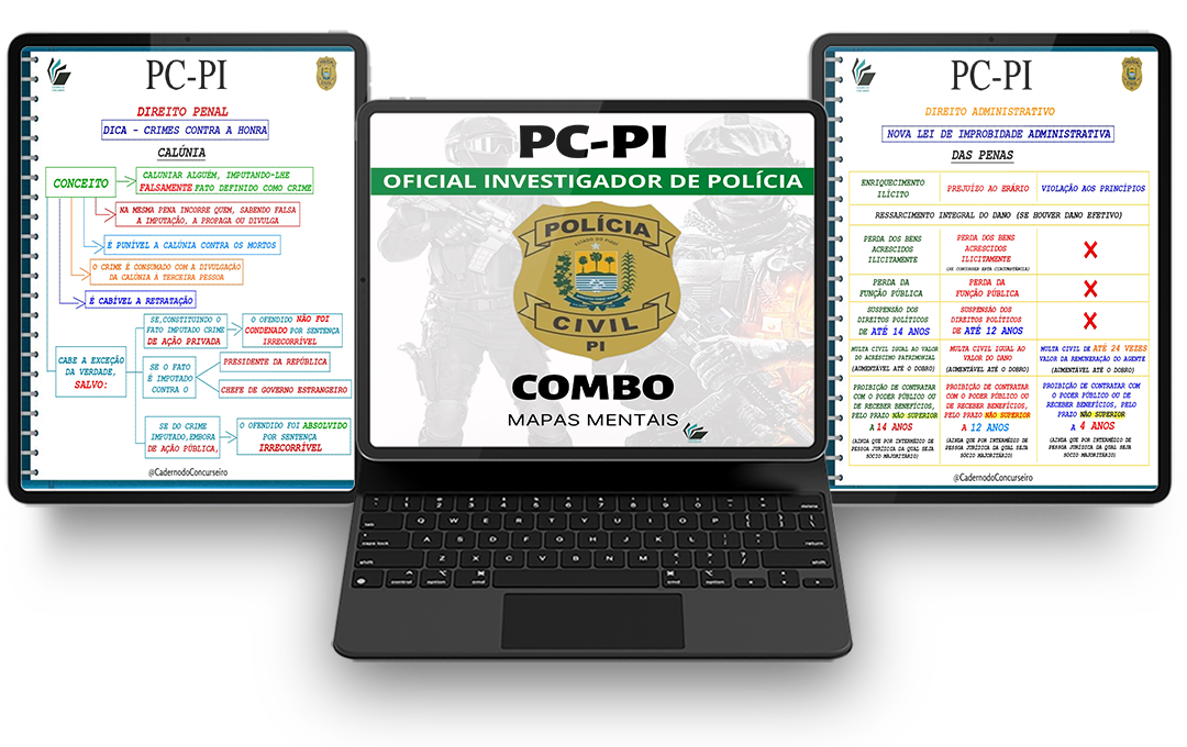 COMBO PCPI: Oficial Investigador de Polícia