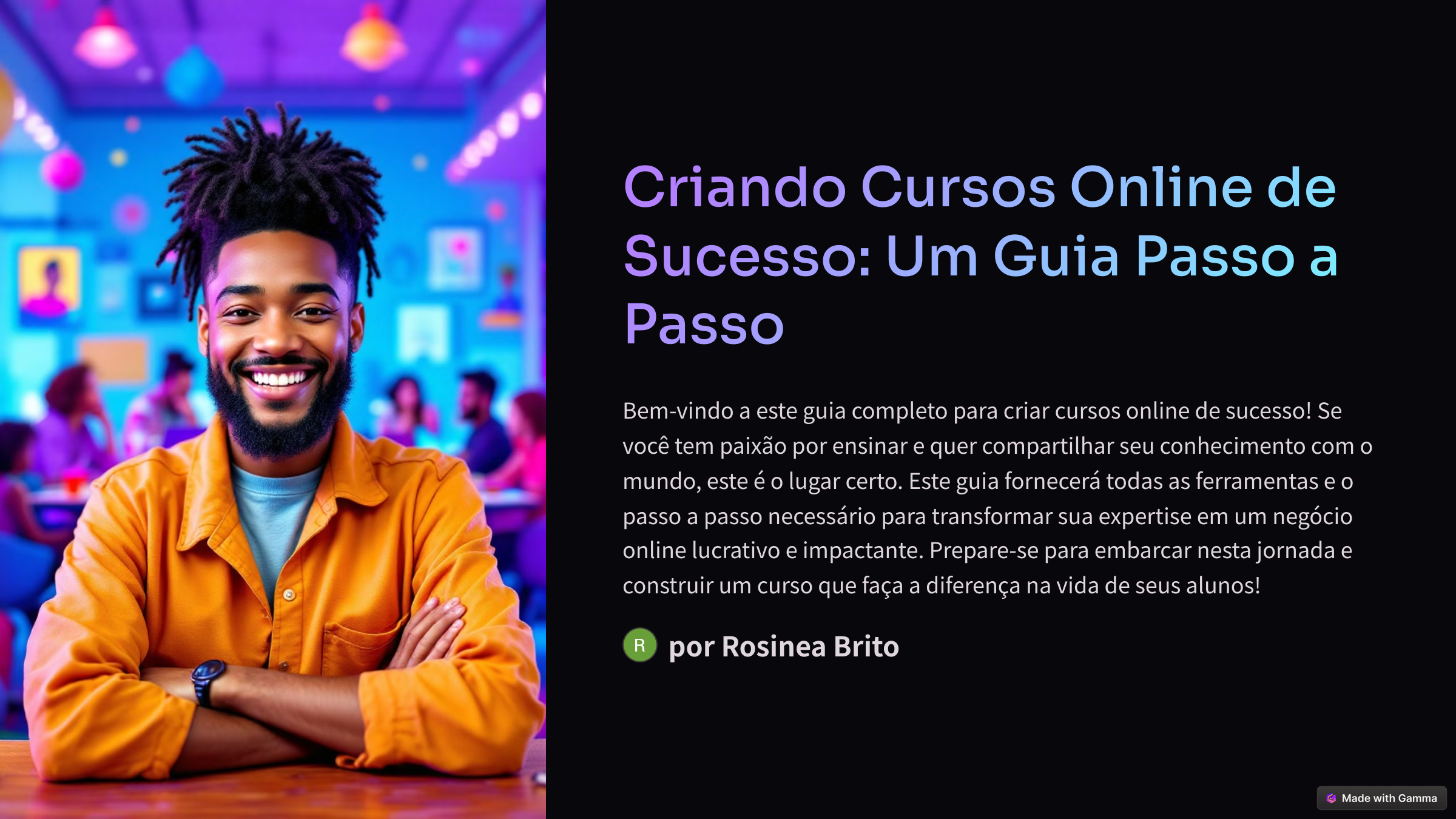 Criando Curso Online de Sucesso-Guia Completo Passo a Passo