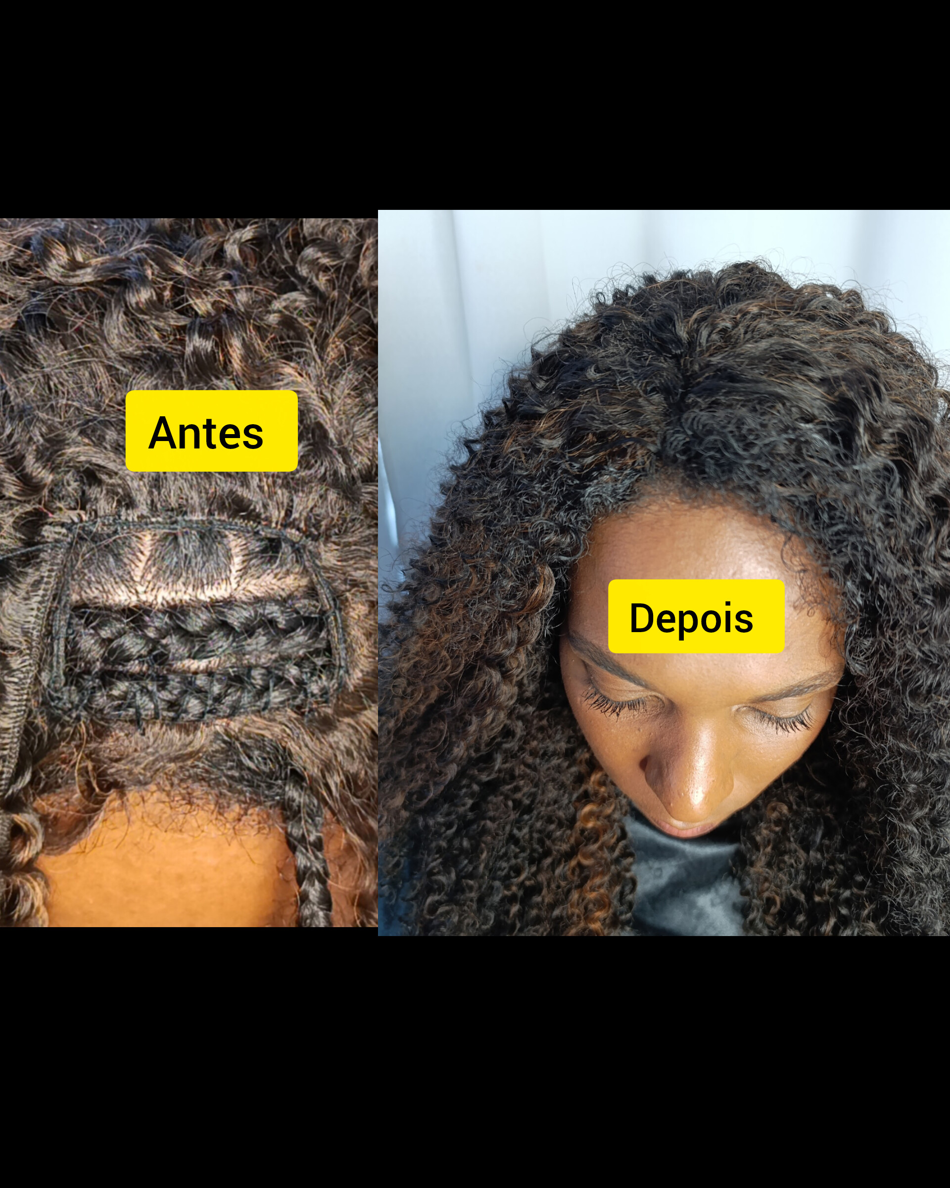 Acabamento cacheado para entrelace - Claudiassbraids | Hotmart