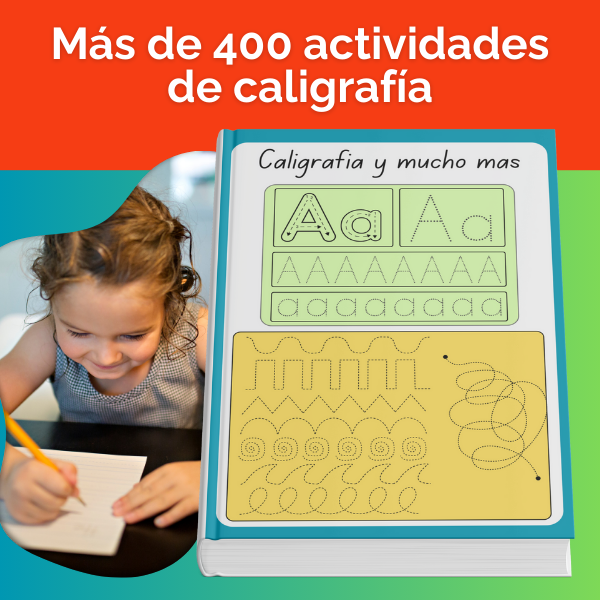 Letras Geniales con Aprende + El Mega Pack de 400 Ejercicios de Caligrafía para Todas las Edades